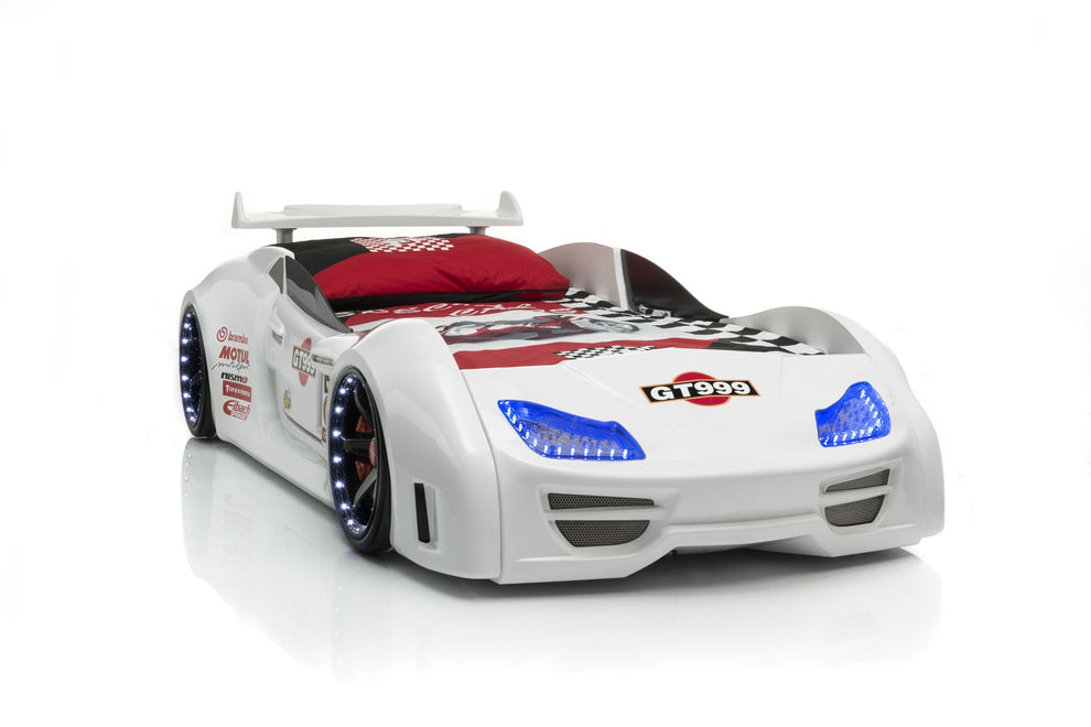 White Lambo Race Car Bed Made In Europe – Sleeping Kingdom